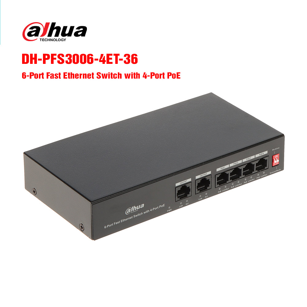 Switch POE 6 cổng tốc độ cao DAHUA DH-PFS3006-4ET-36 – HMPC Store - Cửa Hàng Máy Tính, Dịch Vụ ...